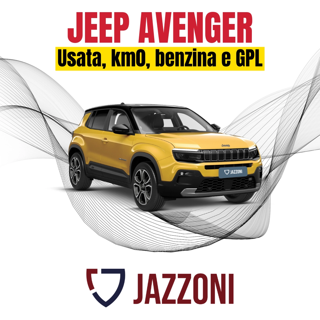 Jeep Avenger GPL Usate e Km0 a Roma | Jazzoni